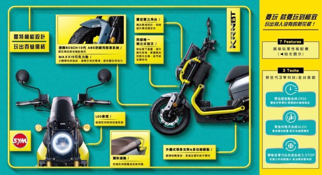 2022年 SYM 三陽機車 麒麟 KRN BT 125 ABS/雙碟煞 - 汐止風火輪車業｜新北汐止專業車業，機車維修精品，國內改裝精品車行